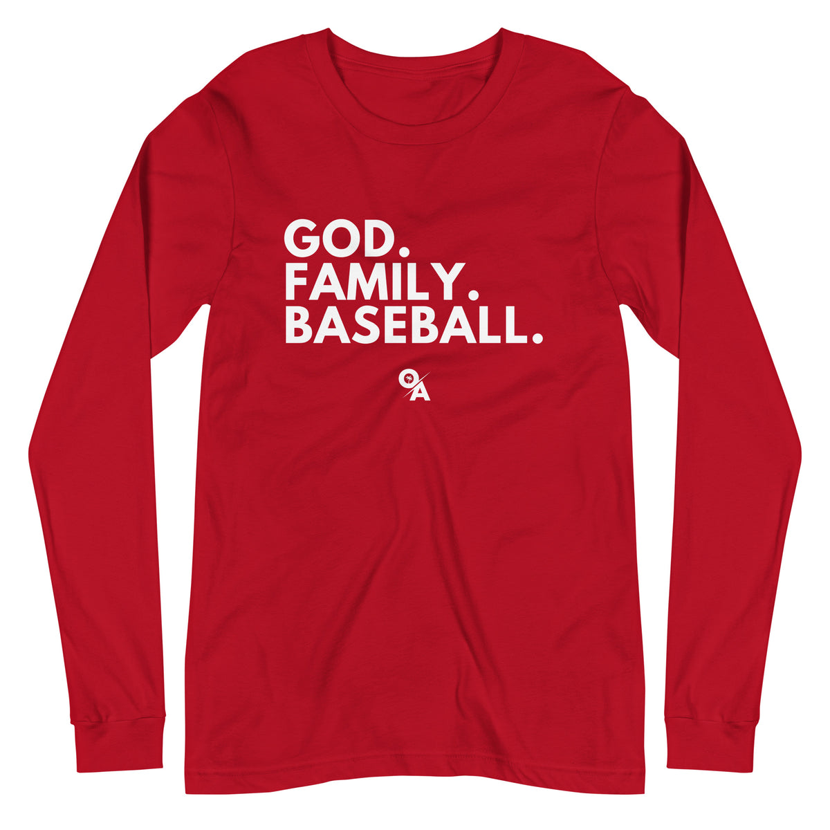Adult God Family Baseball Unisex Long Sleeve Tee | Ozzie Albies