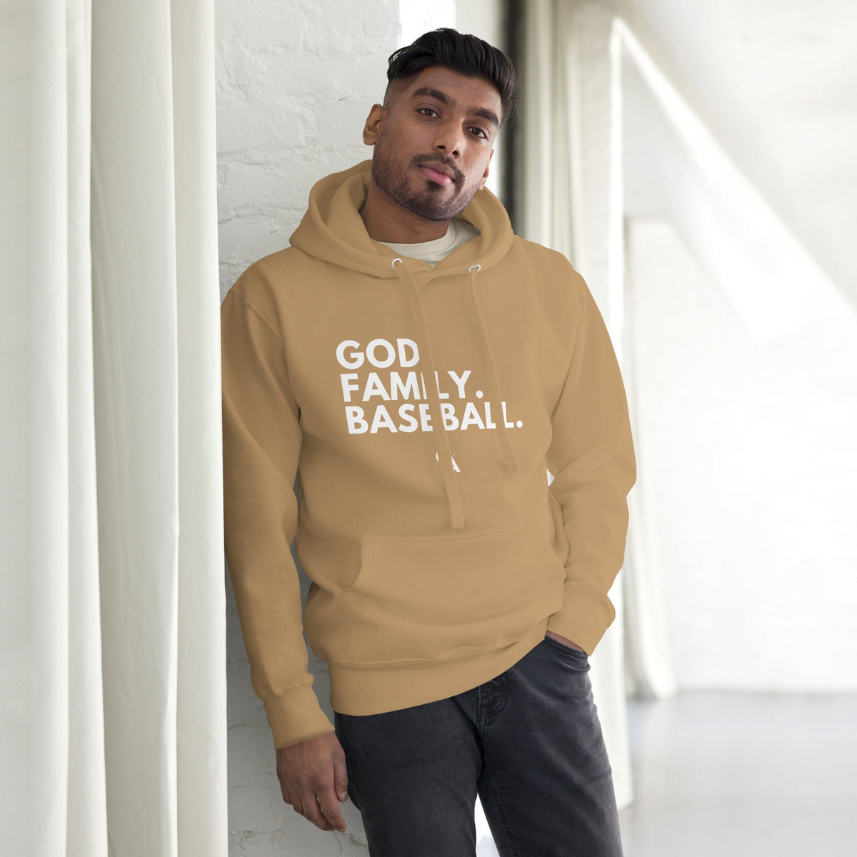 Adult God Family Baseball Hoodie | Ozzie Albies